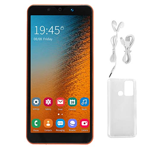 Cuifati Cellphone, Note30 Plus Smart Phone 5.72In Smartphone Dual Cards Dual Standby Smartphone Powerful Processor Expandable Storage 512MB+4GB(Orange)