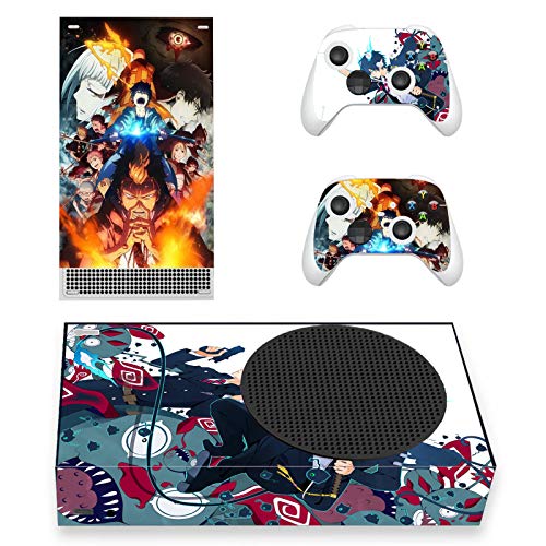 Blue Exorcist Anime Game Console Series S Console and Controller Skin Set, Skin Wrap Decal Kit