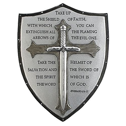 Roman Giftware Inc, Inspirational Armour of God Collection, 6.5" H Armor of GOD Wall Plaque,Religious, Inspirational, Durable (1x5x6)