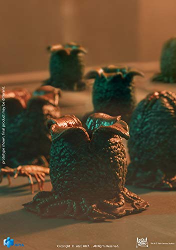 Hiya Toys Aliens: Ovomorph & Facehugger 1:18 Scale Action Figure Set, Multicolor