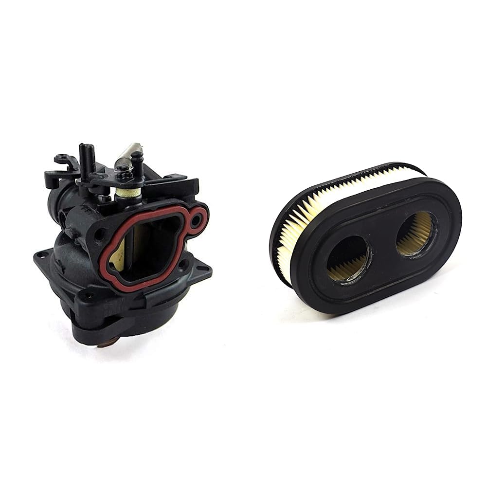 Briggs and Stratton 594058 CARBURETOR & Briggs and Stratton 593260 Air Cleaner Cartridge Filter