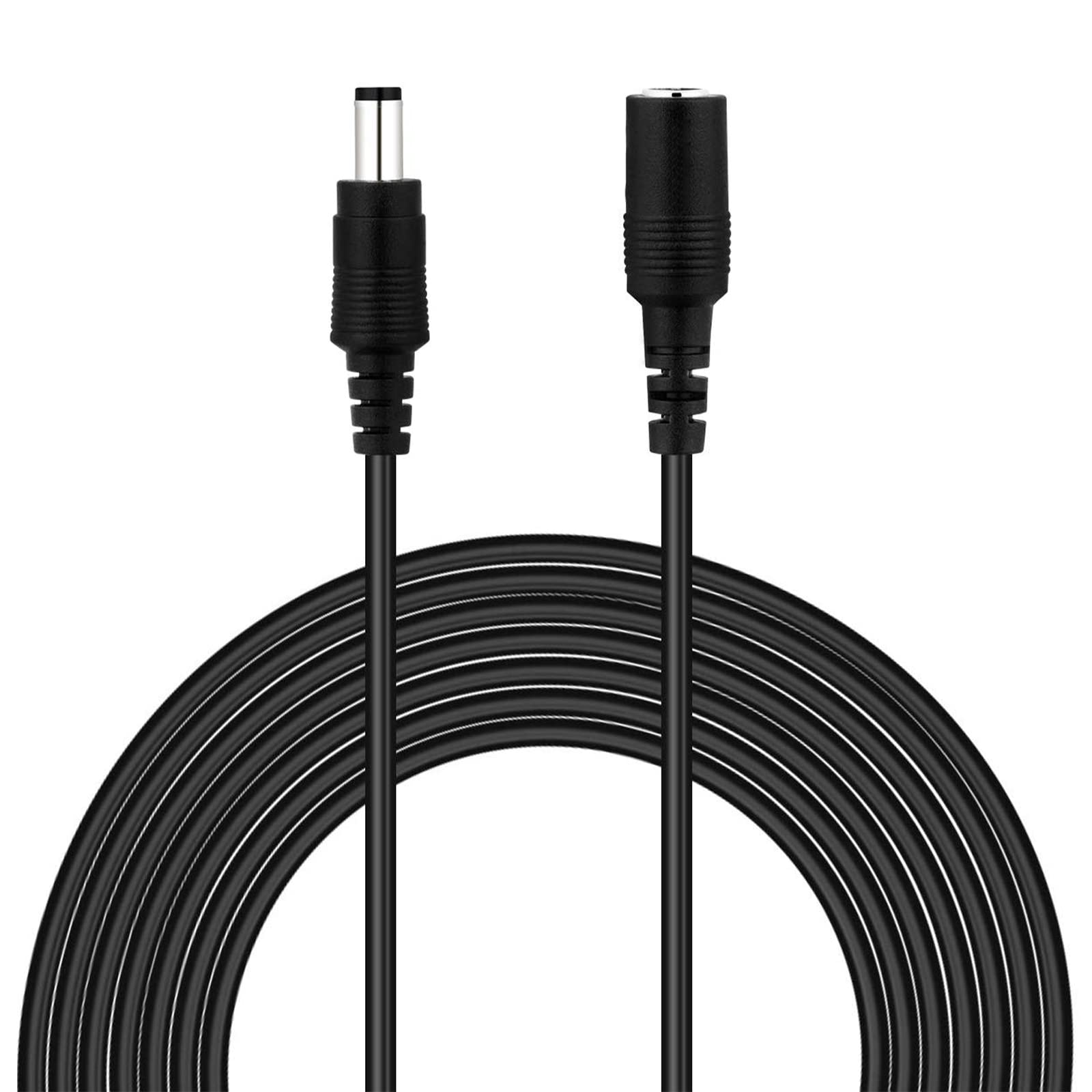 BOAVISION DC 12V Power Cord,33ft(10m) Extension Cord DC Cable 2.1mm x 5.5mm Compatible with 12V DC Power Supply Adapter Cord WiFi Security IP Camera …