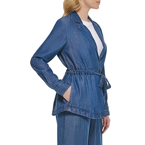 Calvin Klein womens SPORTSWEAR JACKET, INDIGO, X-Small