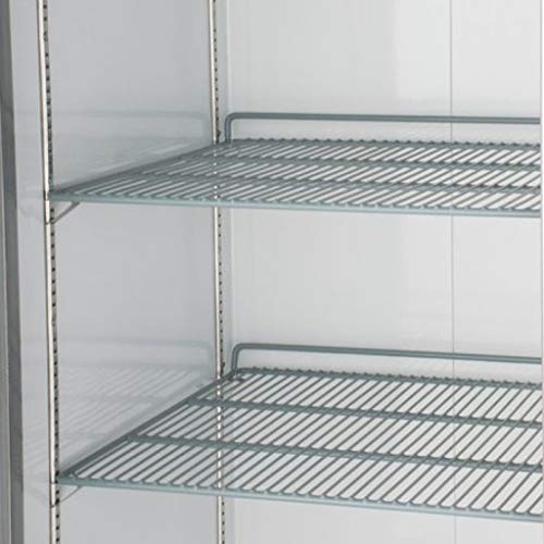 PEAKCOLD Single Glass Door Commercial Refrigerator - Stainless Steel; 23 Cubic Ft, 29" W