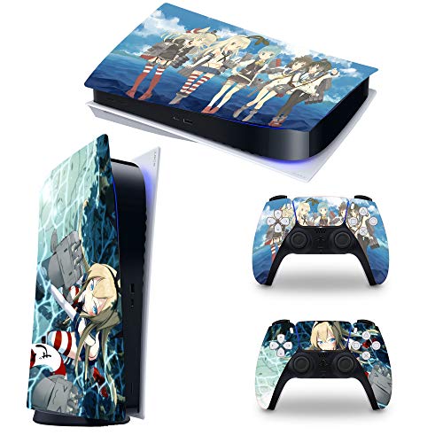 Beauty Girls Collection PS5 Standard Edition Console and Controller 5 Controller Skin Set - PlayStation 5 Vinyl
