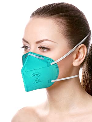 BYD CARE N95 Respirator, 20 Pack with Individual Wrap, Breathable & Comfortable Foldable Safety Mask with Head Strap for Tight Fit