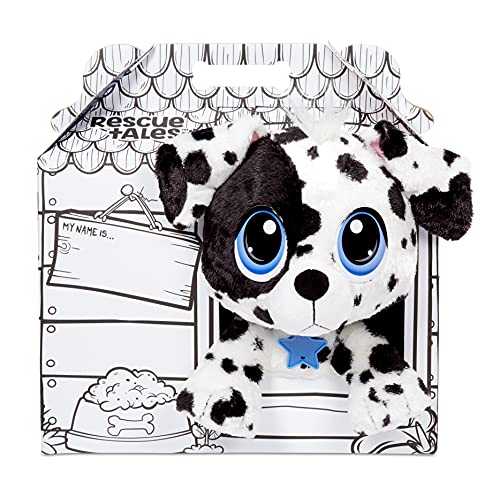Little Tikes Rescue Tales Adoptable Pets - Dalmatian | Interactive Soft Cuddly Plush Pet Toy with Collar, Tag, Head Nods, Tail Wags, Lifelike Puppy Whines, Pants, and More Sounds | Ages 3+