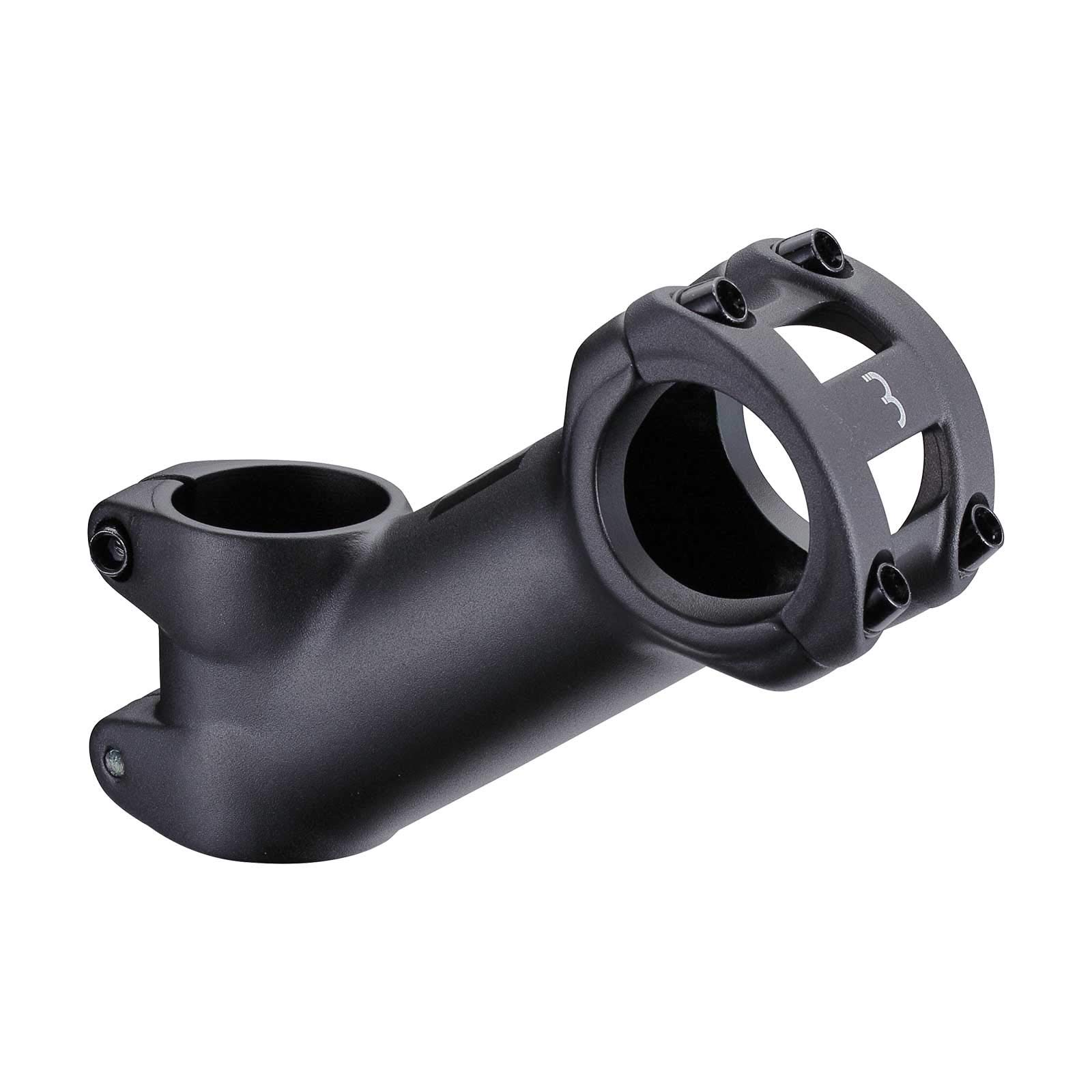 BBB Cycling Handlebar Stem HighRise | Ø 31,8 mm 35 Degree 110mm | MTB Mountainbike E-bike Urban Cycling | Aluminium Steel | BHS-25,Black
