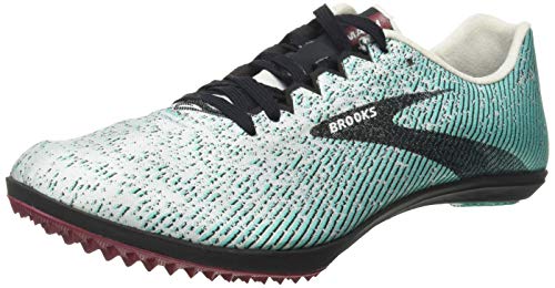 Brooks Women's Race Running Shoe, Grey Black Atlantis, 10