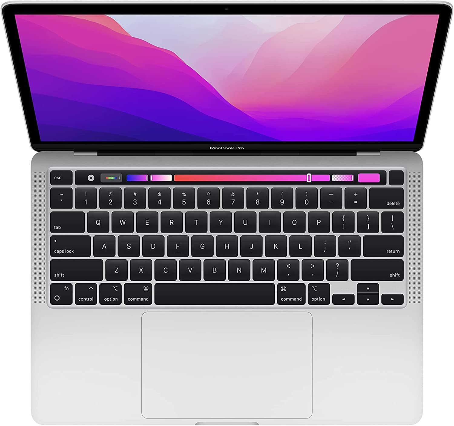 Apple 2022 MacBook Pro Laptop with M2 Chip: 13" Retina Display, 8GB RAM, 256GB SSD Storage, Backlit Keyboard, FaceTime HD Camera, Touch Bar; Silver (Renewed)