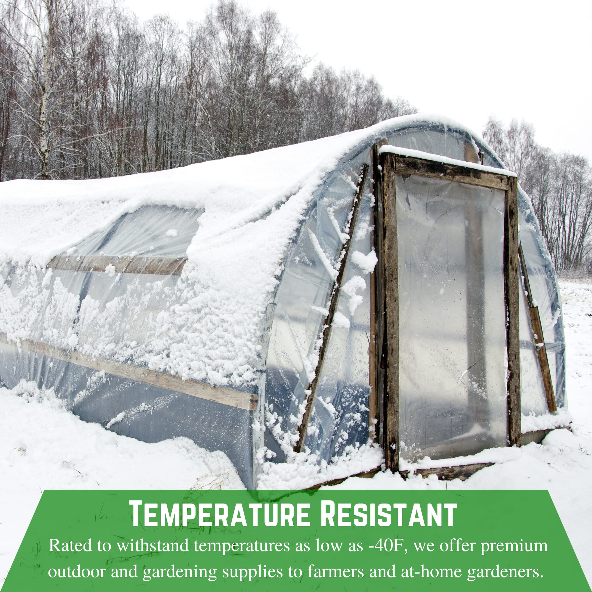 Farm Plastic Supply - Clear Vinyl Sheeting - 15 Mil - (4'6" x 3.5') - Vinyl Plastic Sheeting, Clear Vinyl Sheet for Storm Windows, Covering, Protection, Tablecloth Protector