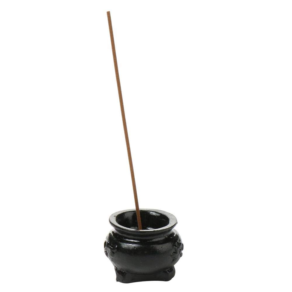 Tmore Sitting Buddha Candle Holders Zen Garden Tabletop Vintage Incense Holders White Sand and Natural Stone Rattan Incense Gift Set (with Hourglass)