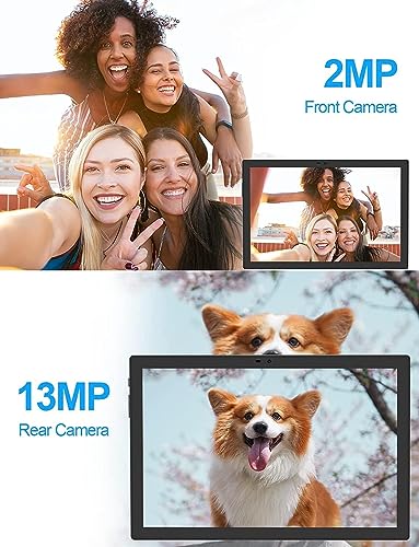 AWOW Tablet 10.1 inch Android 11 Tablet, 4GB RAM+64GB ROM, Computer Tablets with 6000mAh, Dual 13MP+5MP Camera, WiFi, Bluetooth, GPS, 1TB Expand Support, IPS Full HD Display
