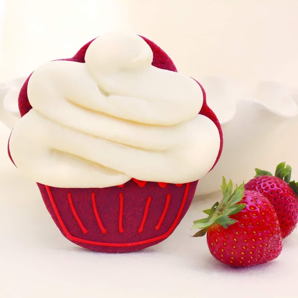 Cupcake Cookie Cutter 4" Made in USA by Ann Clark