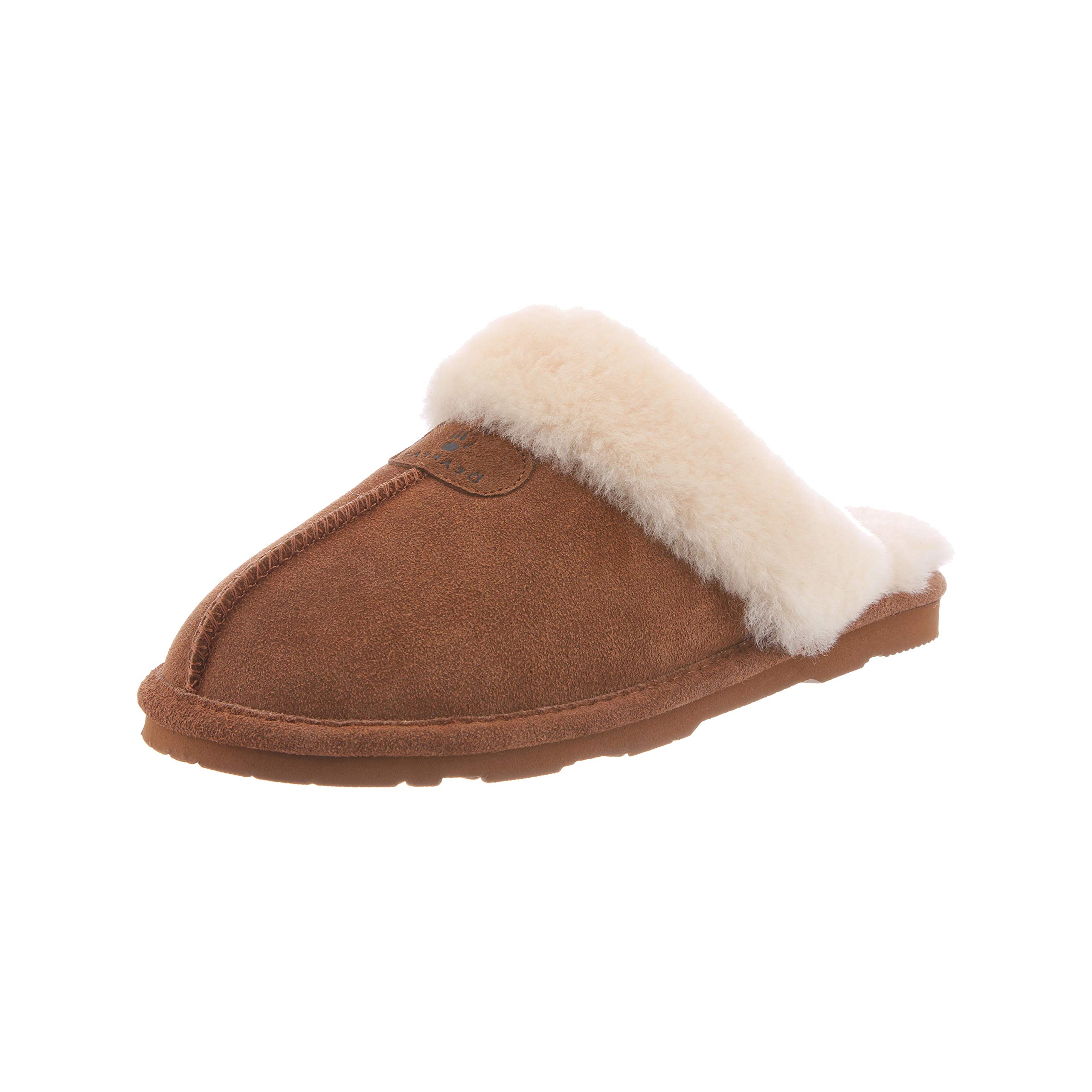 BEARPAW Women's Loki II Slide Slipper Hickory 7.5 M US