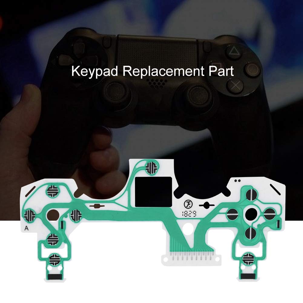 for PS4 4 Controller Conductive Film,10Pcs Conductive Film Keypad Replacement Handle Keypad Repair Pads,Suitable for PS4 Controller