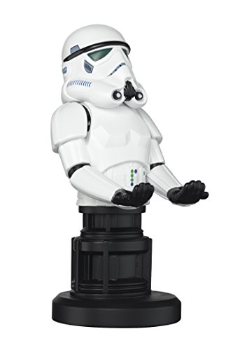 Exquisite Gaming: Star Wars: Stormtrooper - Original Mobile Phone & Gaming Controller Holder, Device Stand, Cable Guys, Collectable Licensed Figure
