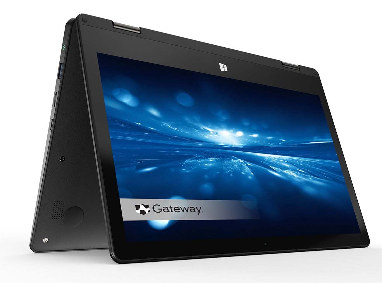 Gateway Newest Touchscreen 11.6 HD 2-in-1 Convertible Laptop in Black Intel N4020 4GB RAM 64GB SSD Mini-HDMI Webcam Windows 10 S