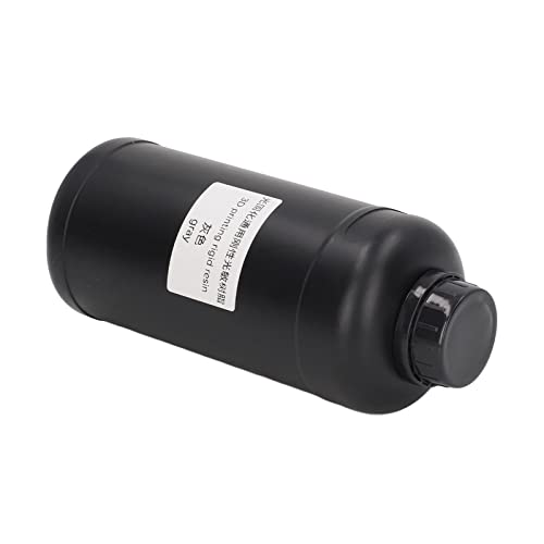 Curing Rigid Resin, High Accuracy 1000ml Stretch Resistant 3D Printer Resin for Industrial Parts(Grey)
