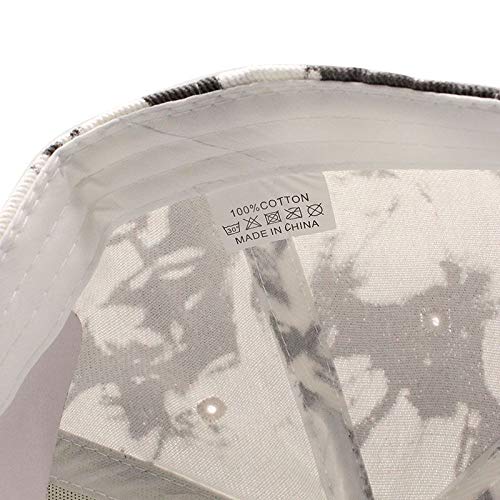 BEARUN Cotton Tie Dye Low Profile Cap Hiphop Baseball Cap Fashion Dad Hat Pink Purple