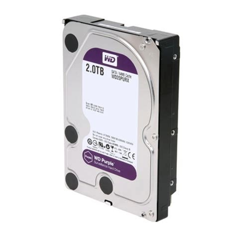 Western Digital WD Purple Harddisk 3.5" 4TB SATA3 6Gb/s IntelliPower 5400RPM 64 MB HDD Surveillance WD40PURX