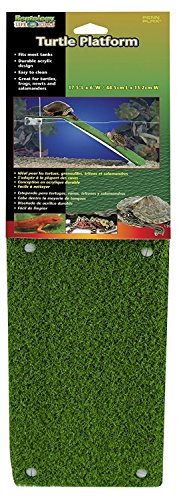 PENN-PLAX Reptology Turtle Basking Platform Ramp β Also Great for Frogs, Newts, Salamanders, and Axolotls β 17.5β x 6β