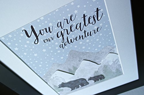 You Are Our Greatest Adventure Nursery Decor, Baby Boy Woodland Nursery Art Print