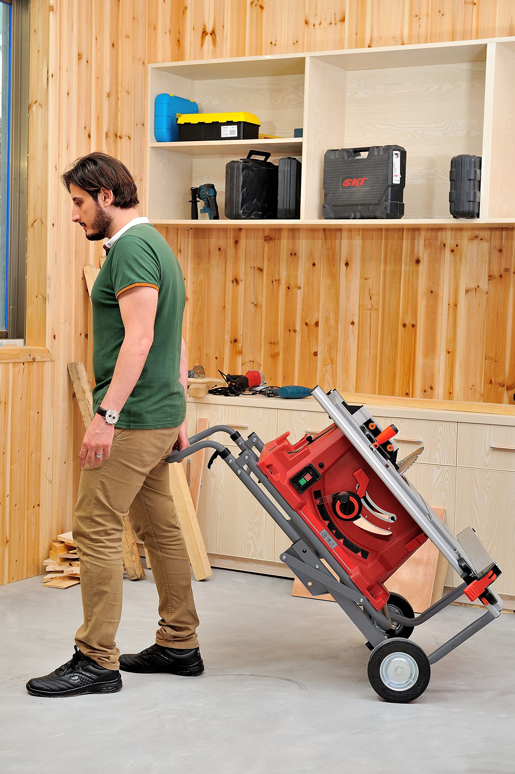 TOMAX TMMS-051 Rolling Foldable Table Saw Stand