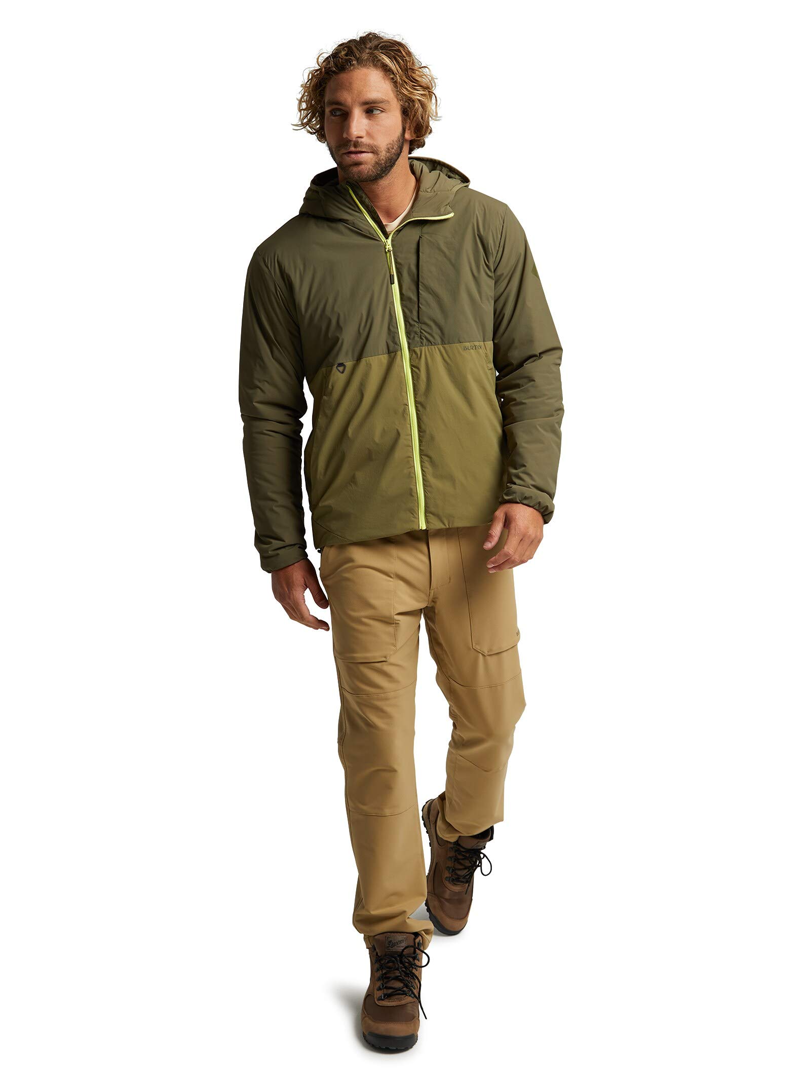 Burton Mens Multipath Hooded Insulated Jacket, Keef/Martini, Medium