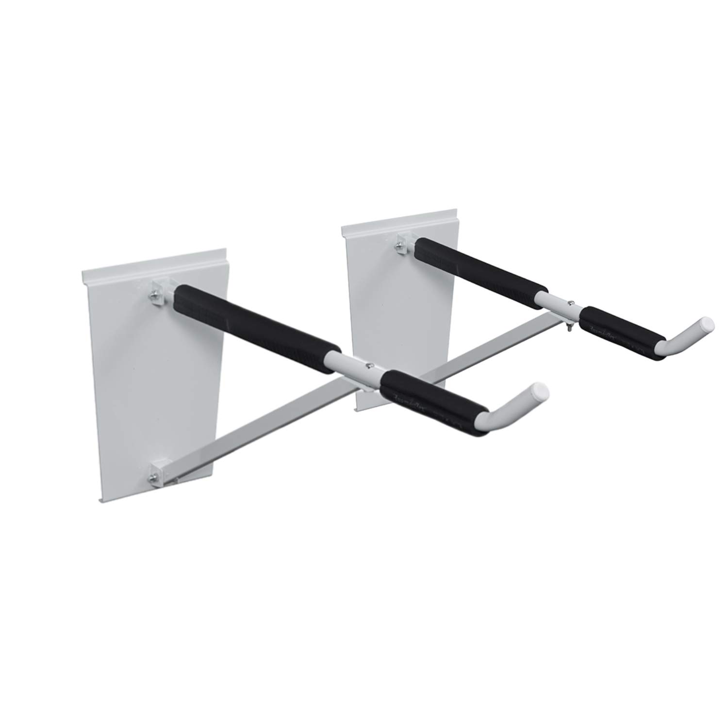 GarageTek Heavy Duty Giant Hang-All Brackets | Wall Mount Jumbo Arm Storage | Wall Hanging Hooks| Garage Lumber Storage, Set for Canoe, Kayak, Paddle Board, Surfboard, Snowboard, Wakeboard (2 Pack)