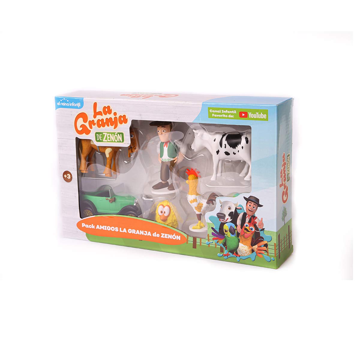 La Granja de Zenon Adventure Action Figures Set, 7 Collectible Action Figures, Toys for Kids