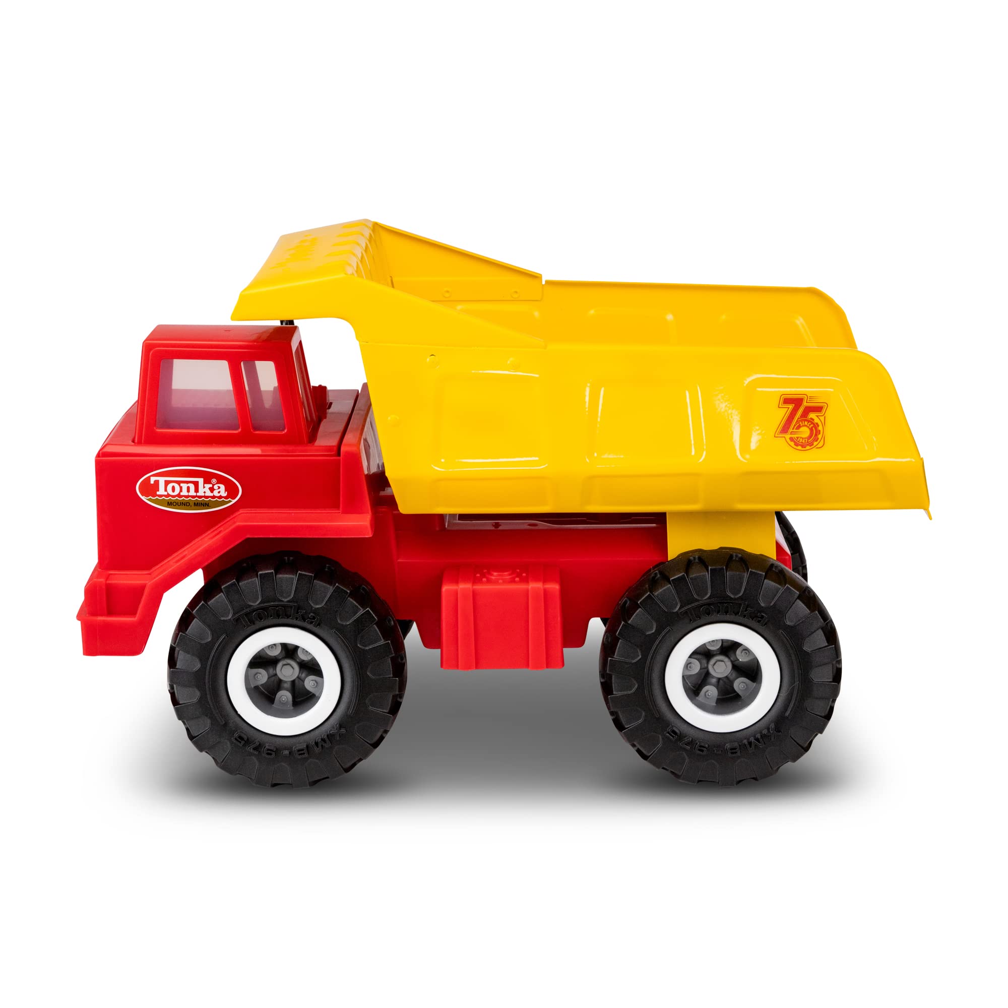 Tonka - Steel Classics, Commemorative 1968 Mighty Dump Truck, 75th Anniversary - Amazon Exclusive - Frustration-Free Packaging (FFP), Unisex Children