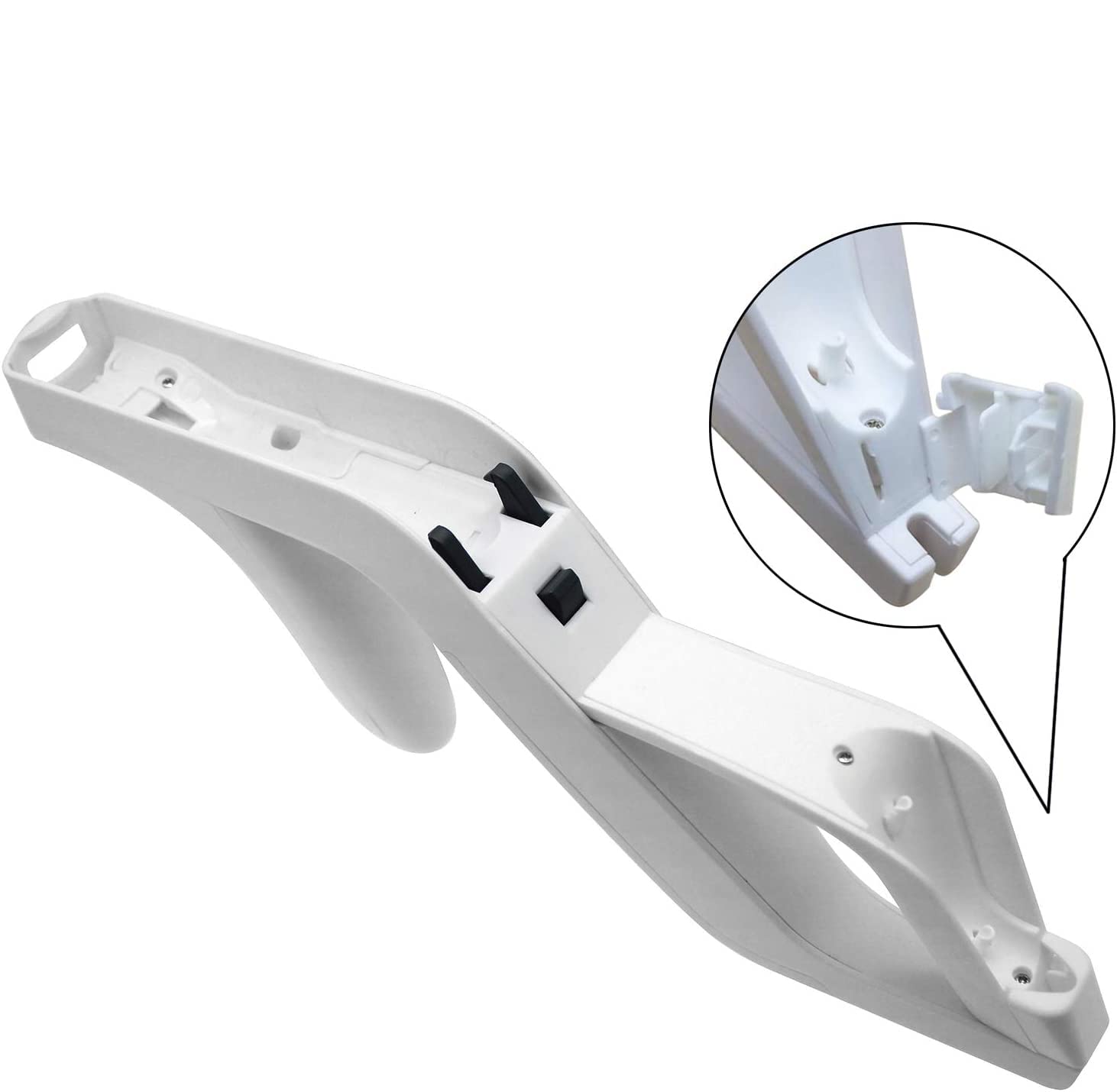 OSTENT Light Gun Attachment for Nintendo Wii Remote Nunchuck Shoot Sport Games