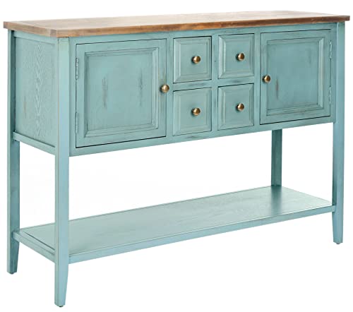 Safavieh American Homes Collection Charlotte Distressed Light Blue Sideboard