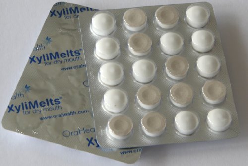 XyliMelts for Dry Mouth, Mint-Free, 80-Count Box
