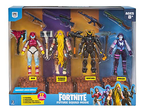 FORTNITE Squad Mode Core Figure 4 Figure Pack, Future