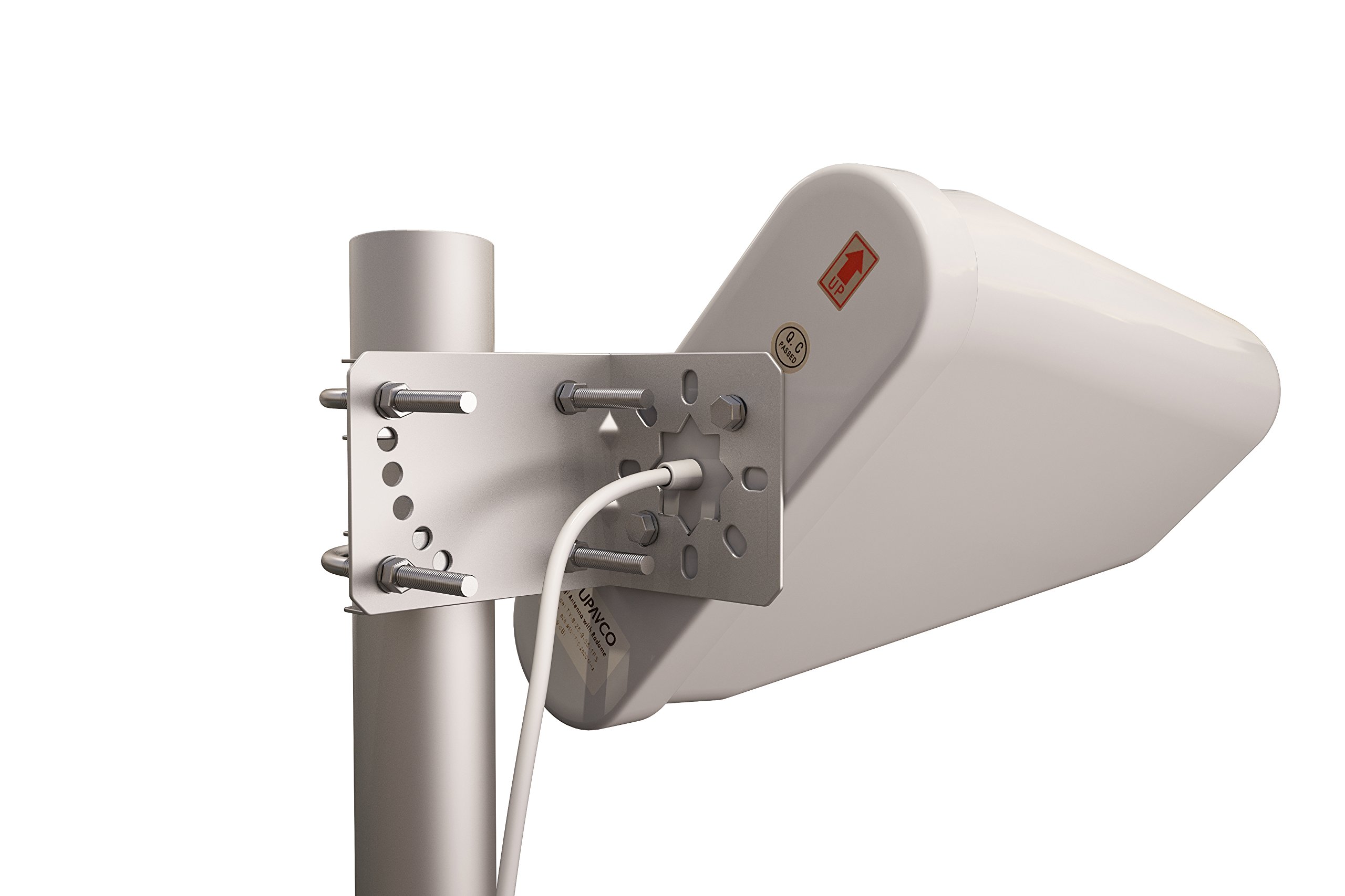 Yagi Directional Antenna 3G/4G/LTE 9dBi 806MHz-960MHz and 1.7-2.5GHz 2FT Cable w/ 2FT SMA Male Cable to TS-9 Adapter - Cell Phone Signal Log Periodic Cellular - Tupavco TP514