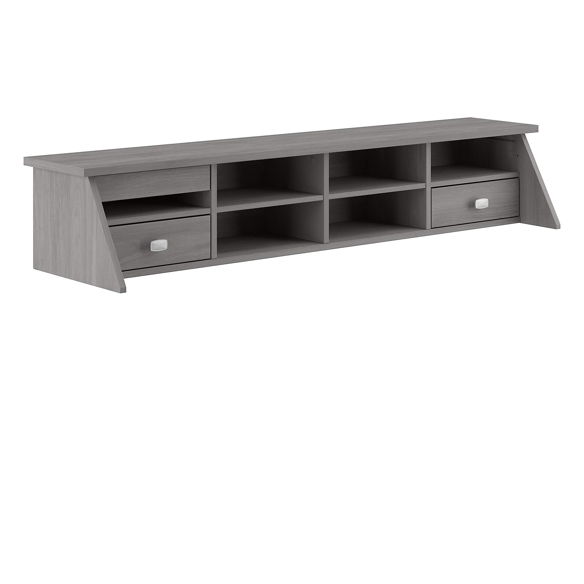 Bush Furniture Broadview Desktop Organizer, Modern Gray