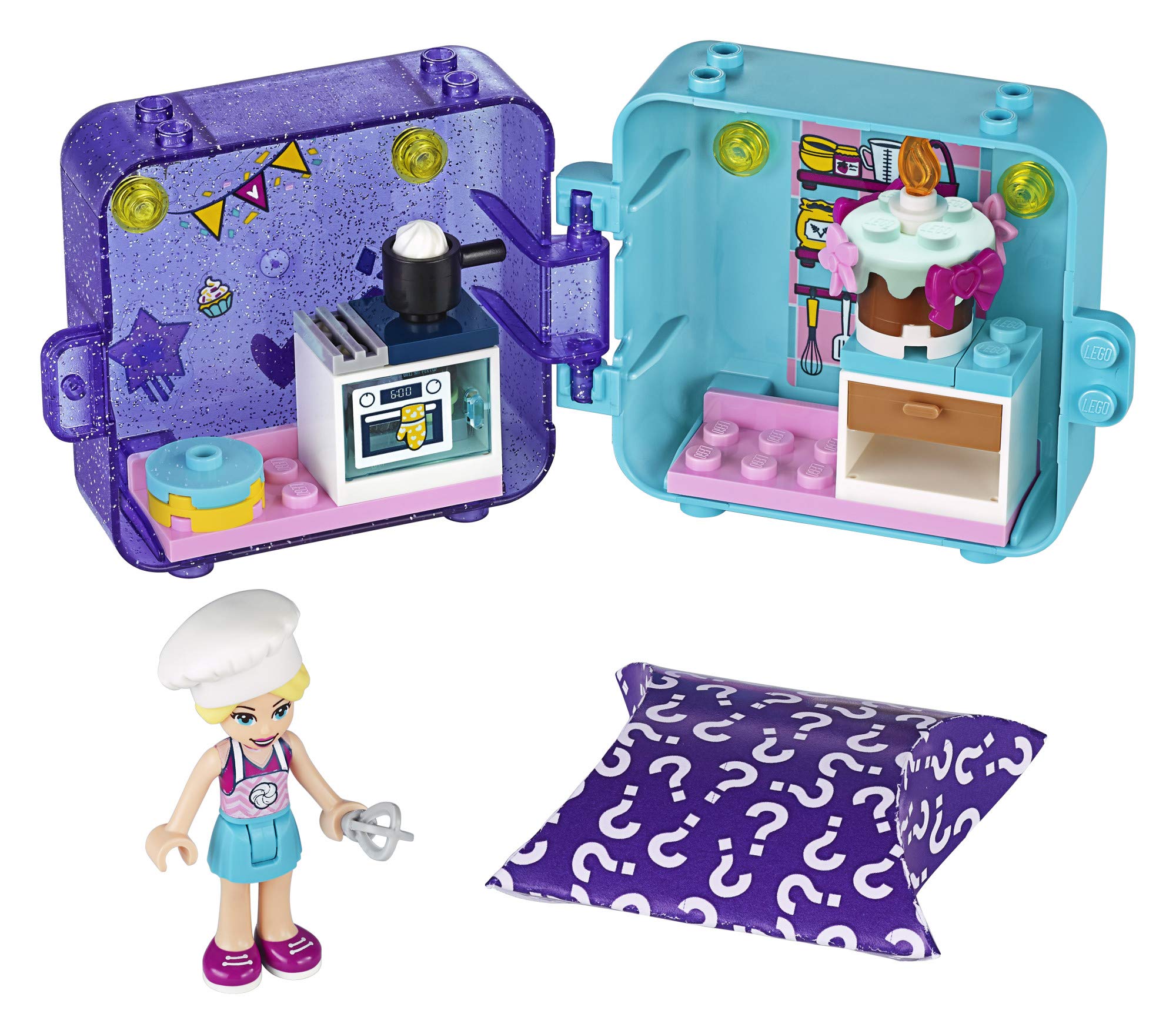LEGO Friends Stephanie’s Play Cube 41401 Building Kit, with 1 Collectible Mini-Doll Toy Chef; Great for Creative Play, New 2020 (44 Pieces)