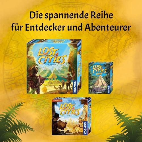 Lost Cities: Roll & Write | A Family Friendly Game from Kosmos Games |by Reiner Knizia | for 2 to 5 Players, Ages 8 and up