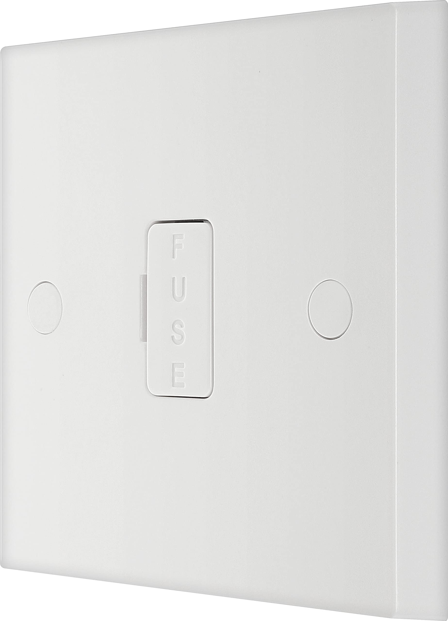 BG Electrical Unswitched Connection Unit, White Moulded, 13 Amp