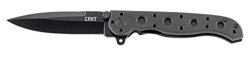 COLUMBIA RIVER KNIFE & TOOL CRKT M16-01KZ EDC Folding Pocket Knife: Everyday Carry, Black Blade, Automated Liner Safety, Nylon Handle, Pocket Clip