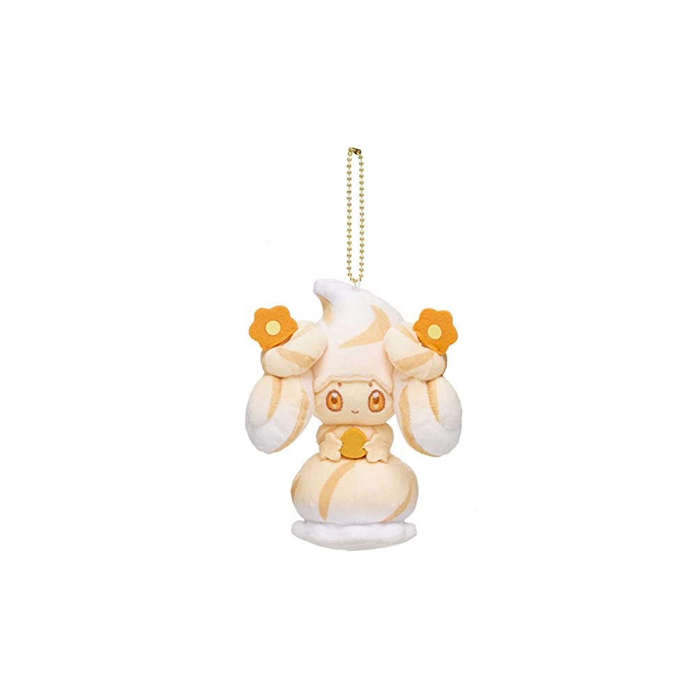 Pokemon Center Alcremie Mawhip A La Mode Caramel Orange 6 Inch Keychain Plush