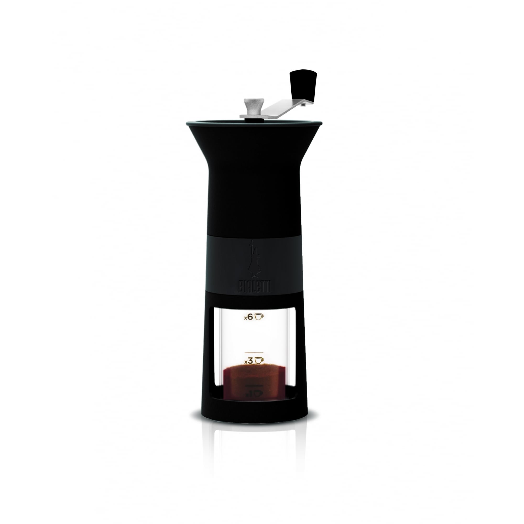 Bialetti Coffee Grinder 1-6 Cups, Black