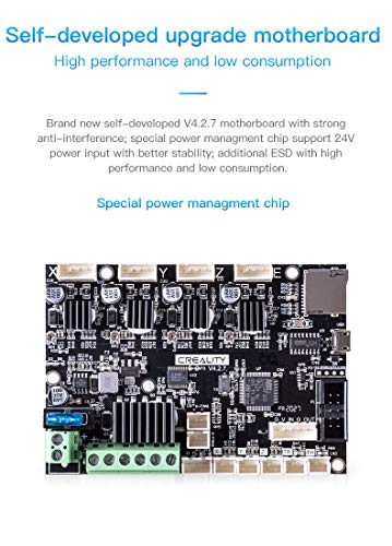 Creality Ender 3 Pro Silent Mainboard V4.2.7 with TMC2225 Driver Marlin 2.0.1 for Ender 3/Ender 3 Pro/Ender 3 V2/Ender 5