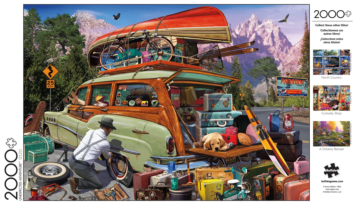 Buffalo Games - Unexpected Adventure - 2000 Piece Jigsaw Puzzle