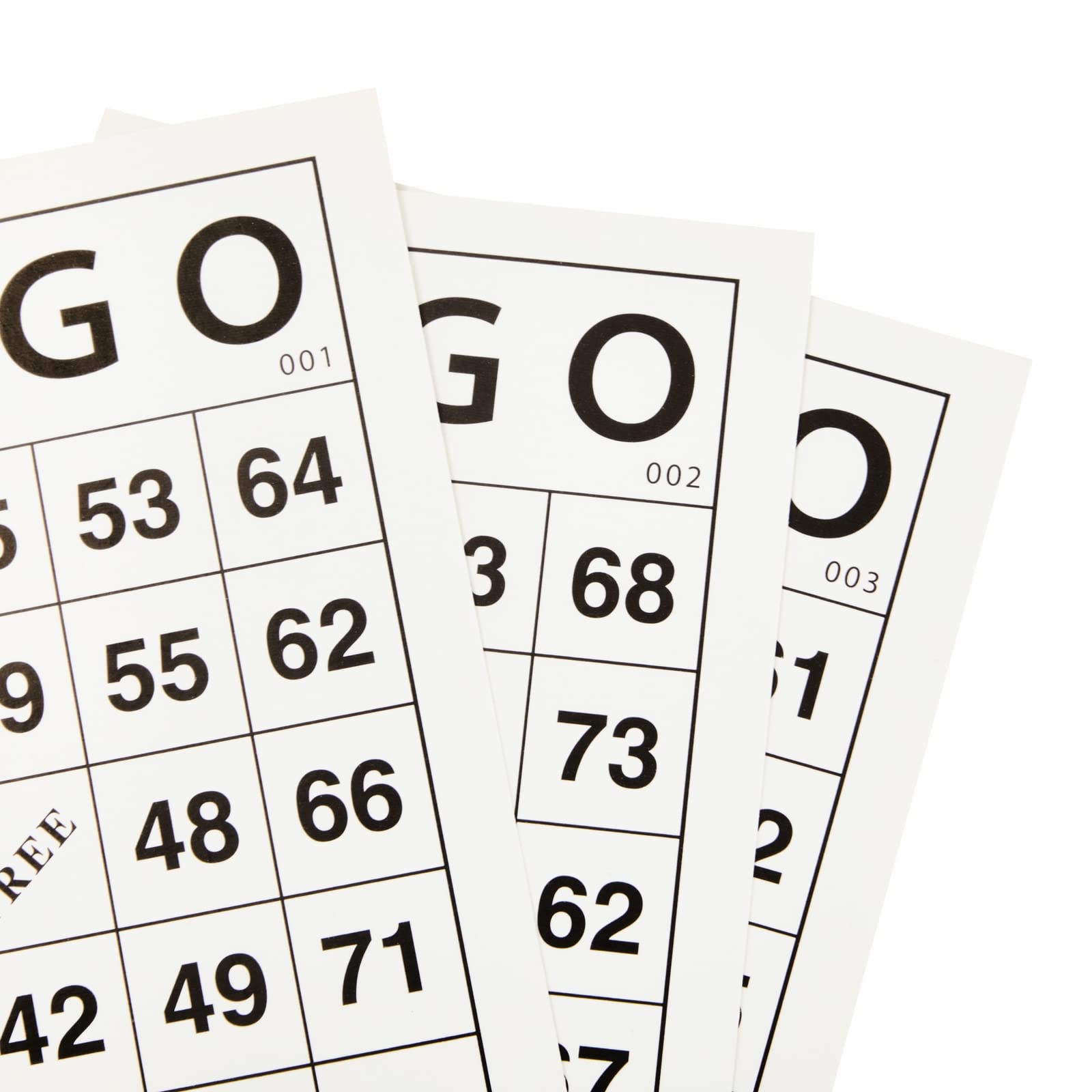 Juvale 180 Sheets Reusable Paper Bingo Cards Bulk for Adults, Disposable Number Game Set for Large Groups (4x6 in)