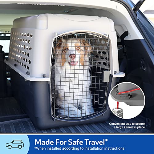 Petmate Vari Dog Kennel 36", Taupe & Black, Portable Dog Crate for Pets 50-70lbs