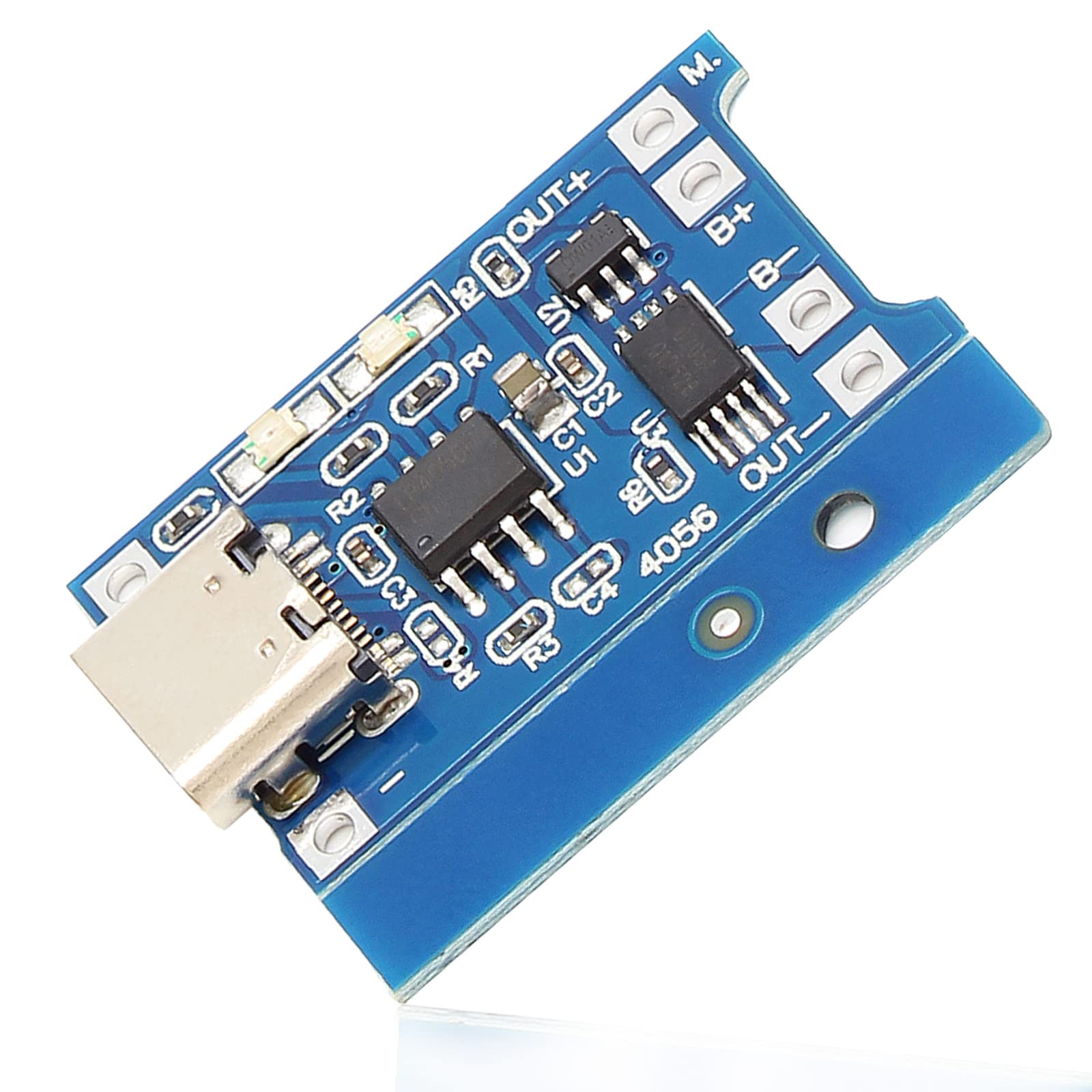 BokWin 15PCS TP4056 Charging Module 5V Micro USB 1A 18650 Lithium Battery Charging Board with Protection