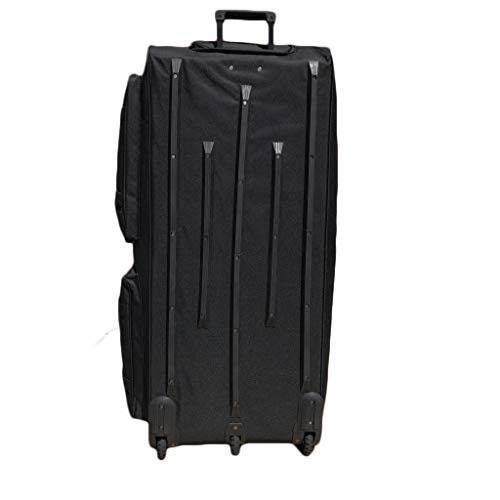 Gothamite 42-inch Rolling Duffle Bag with Wheels, Luggage Bag, Hockey Bag, XL Duffle Bag With Rollers, Heavy Duty Oversized Storage Bag